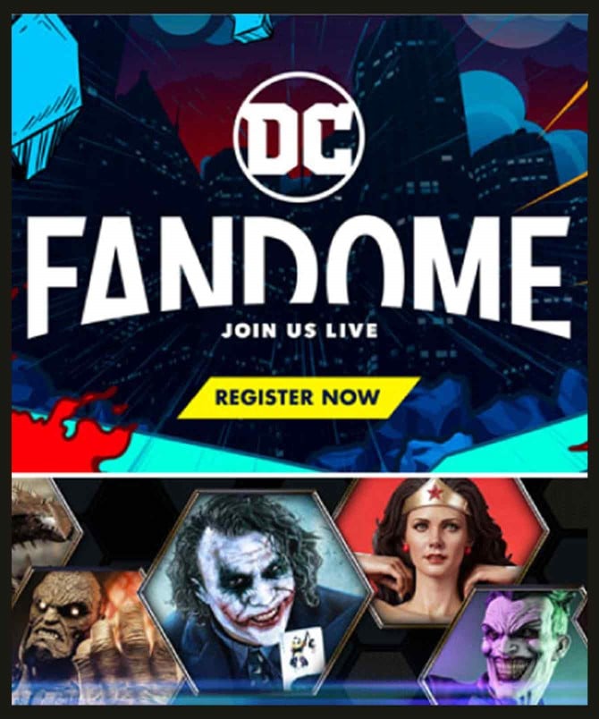 The Ultimate Global Fan Experience ”DC FanDome” Returns October 16！