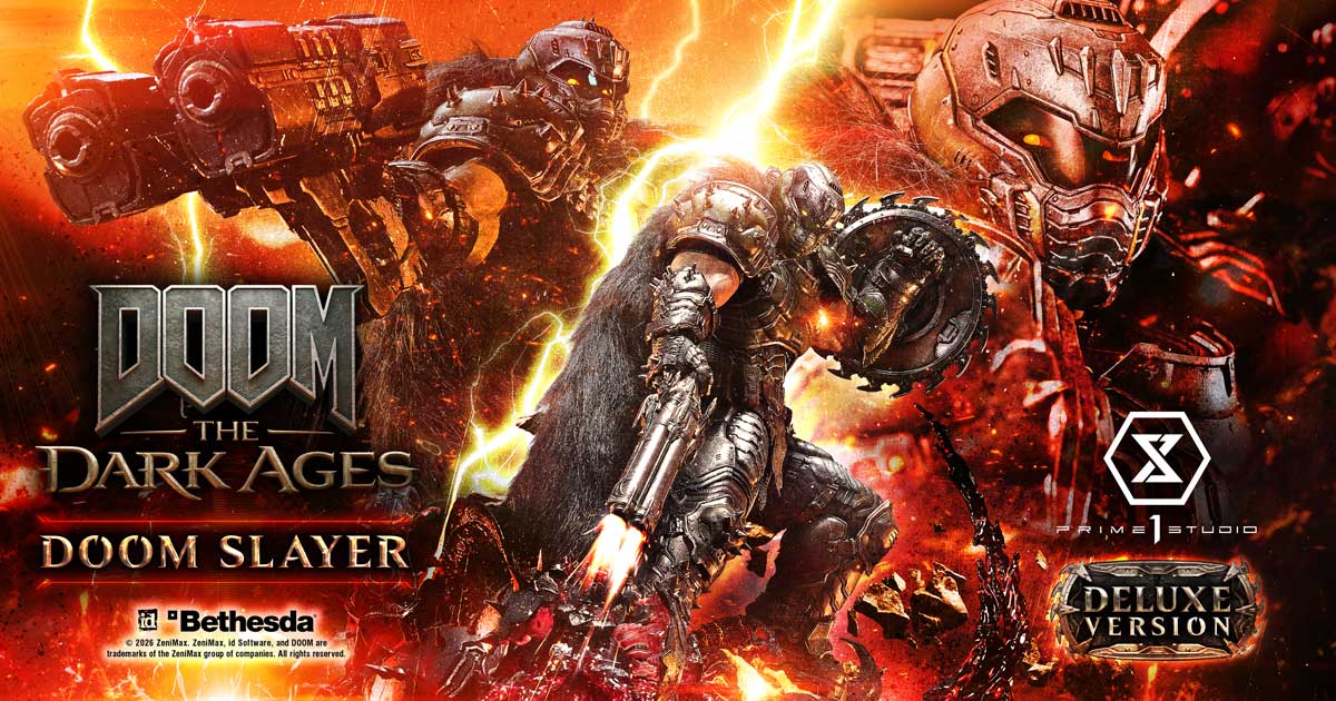 Ultimate Premium Masterline DOOM: The Dark Ages Doom Slayer DX Bonus ...