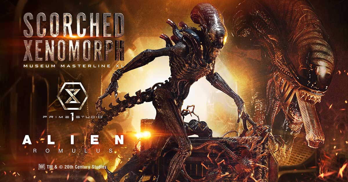 Museum Masterline XL Alien: Romulus Scorched Xenomorph | | Prime 1 Studio