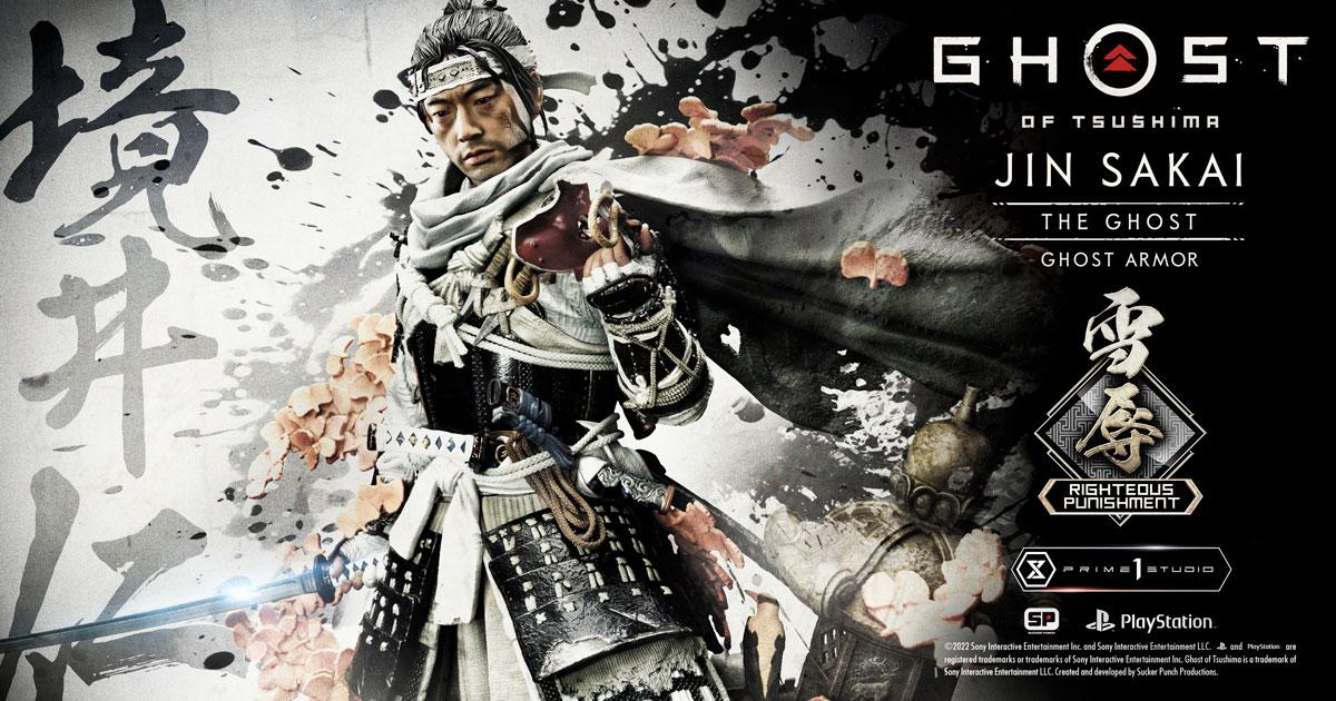 Ultimate Premium Masterline Ghost of Tsushima Jin Sakai, The Ghost "Righteous Punishment Ghost ...