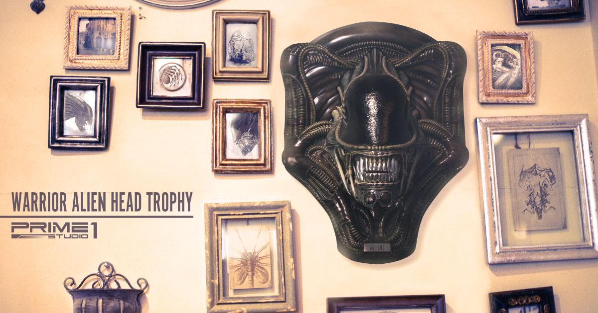 Alien Warrior Head Trophy | Statue | Prime 1 Studio