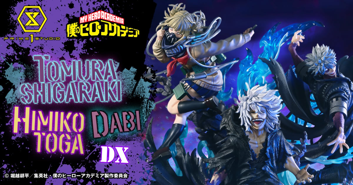 Tomura Shigaraki,Dabi,Himiko Toga | STATUE | Prime 1 Studio