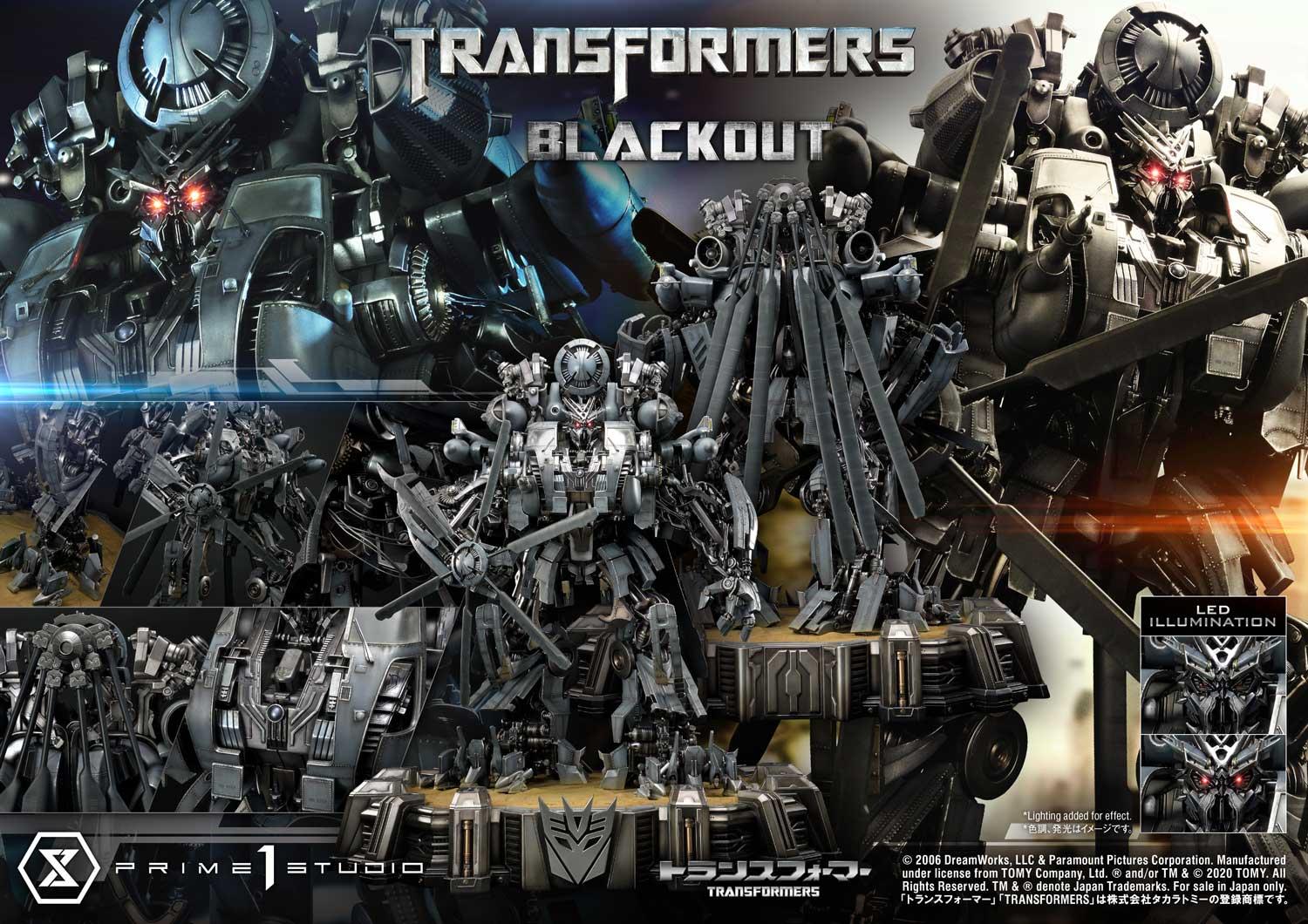 Museum Masterline Transformers (Film) Blackout | | Prime 1 Studio