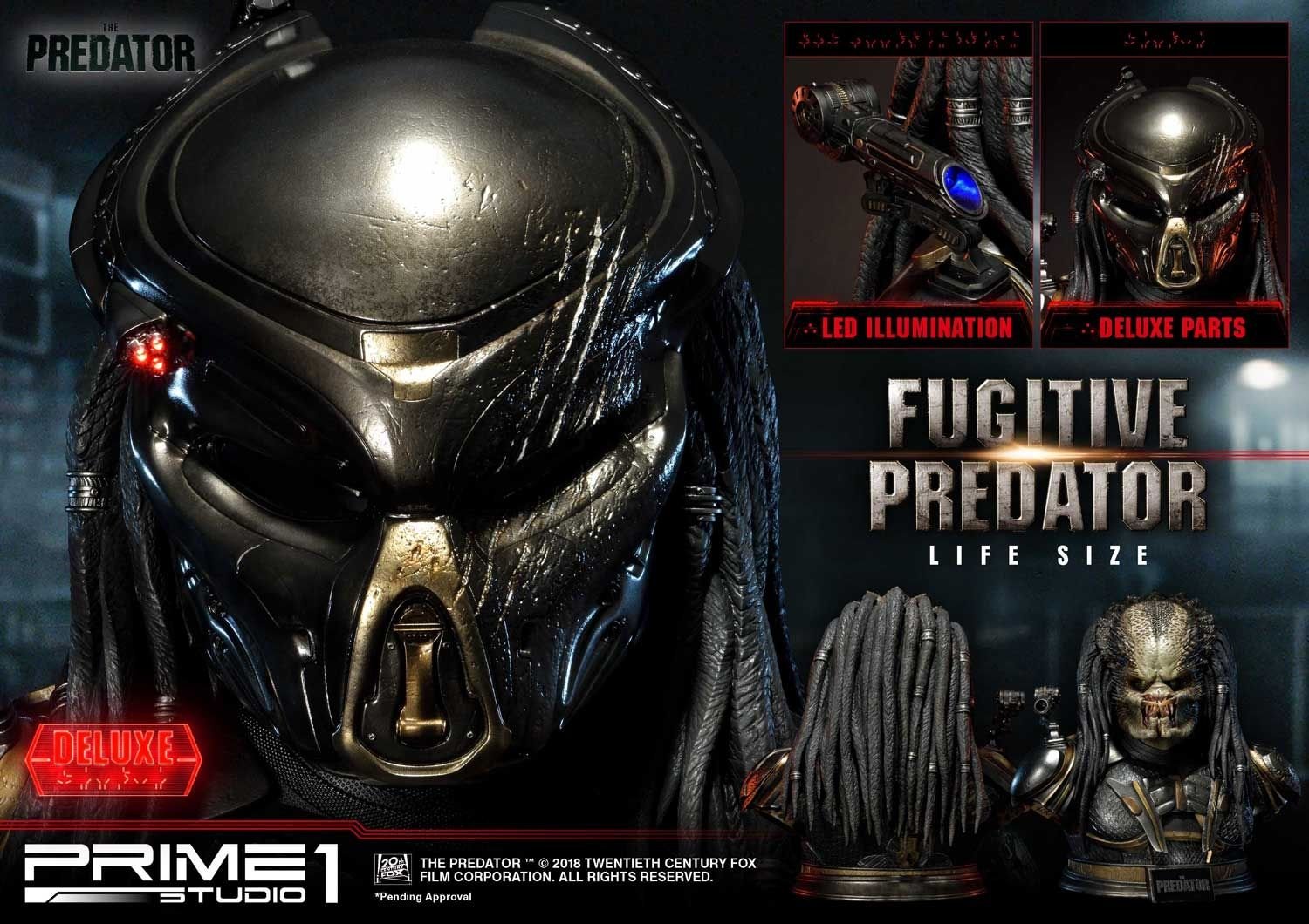 Life Size The Predator (Film) Fugitive Predator Deluxe Version ...