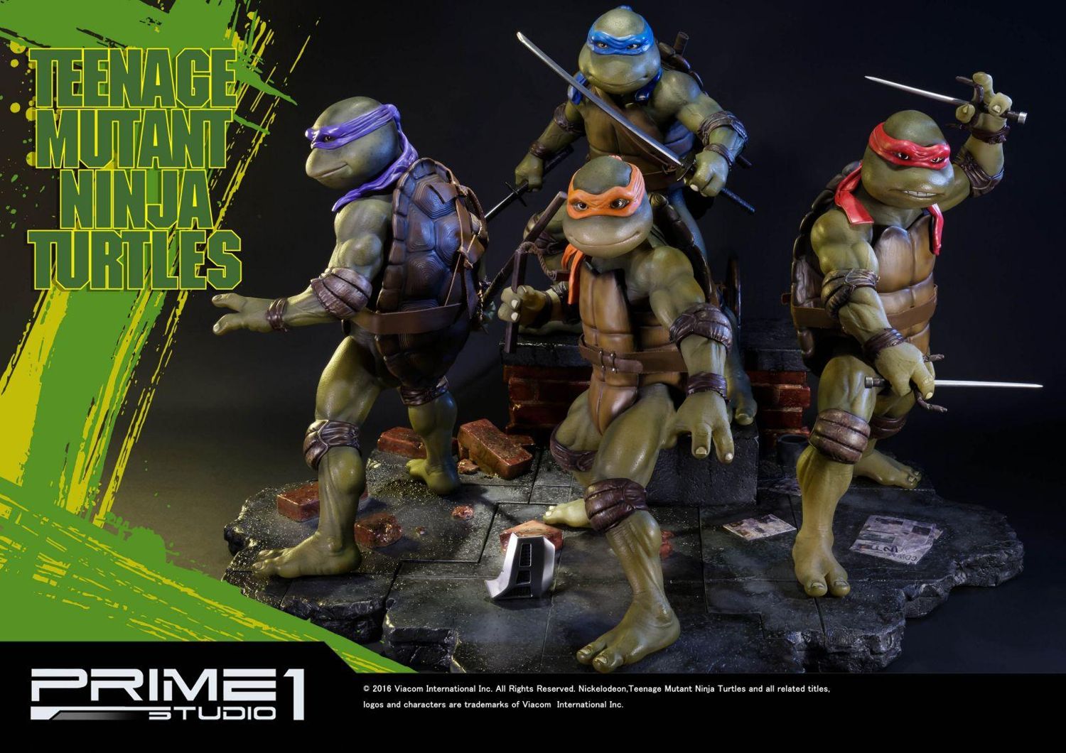 Museum Masterline Teenage Mutant Ninja Turtles 1990 (Film) Set ...