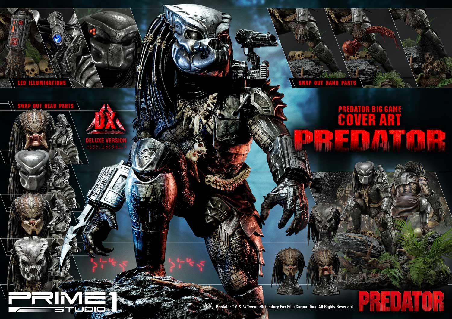 Premium Masterline Predator (Comics) Big Game Cover Art Predator Deluxe ...