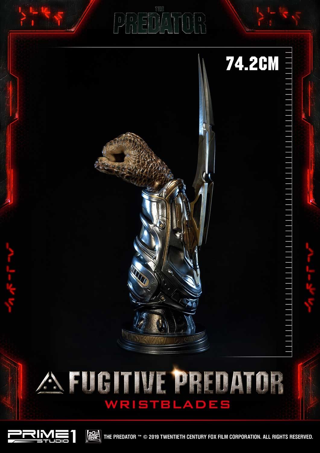 Life Size The Predator (Film) Fugitive Predator Wristblades | | Prime 1 ...