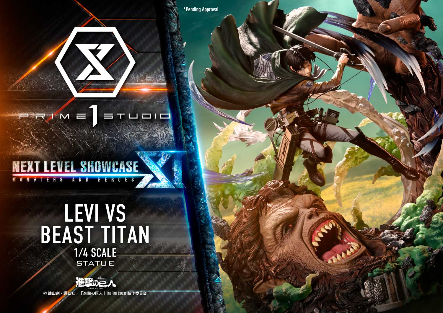 Ultimate Premium Masterline TV animation Attack on Titan Levi versus ...