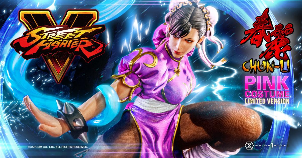 Premium Masterline Street Fighter V Chun-Li Pink Costume Limited ...