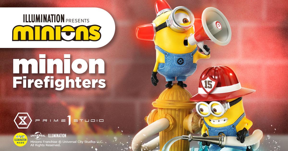 Prime Collectible Figures Minion Firefighters | | Prime 1 Studio
