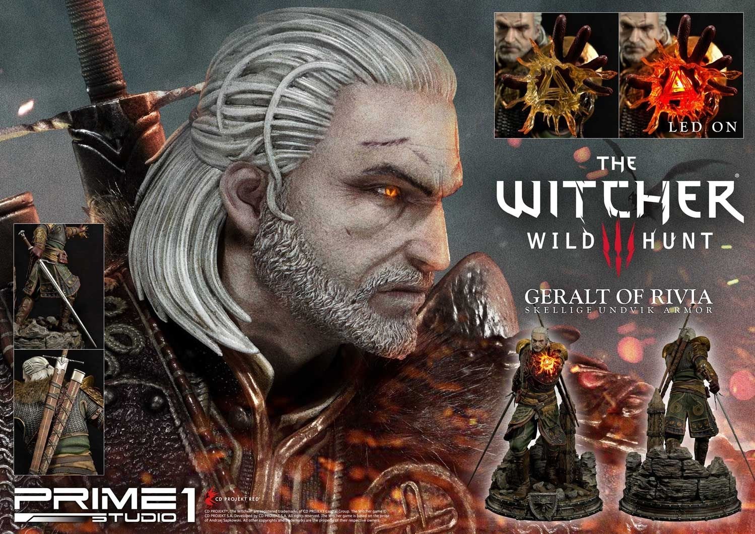 Premium Masterline The Witcher 3: Wild Hunt Geralt of Rivia Skellige ...