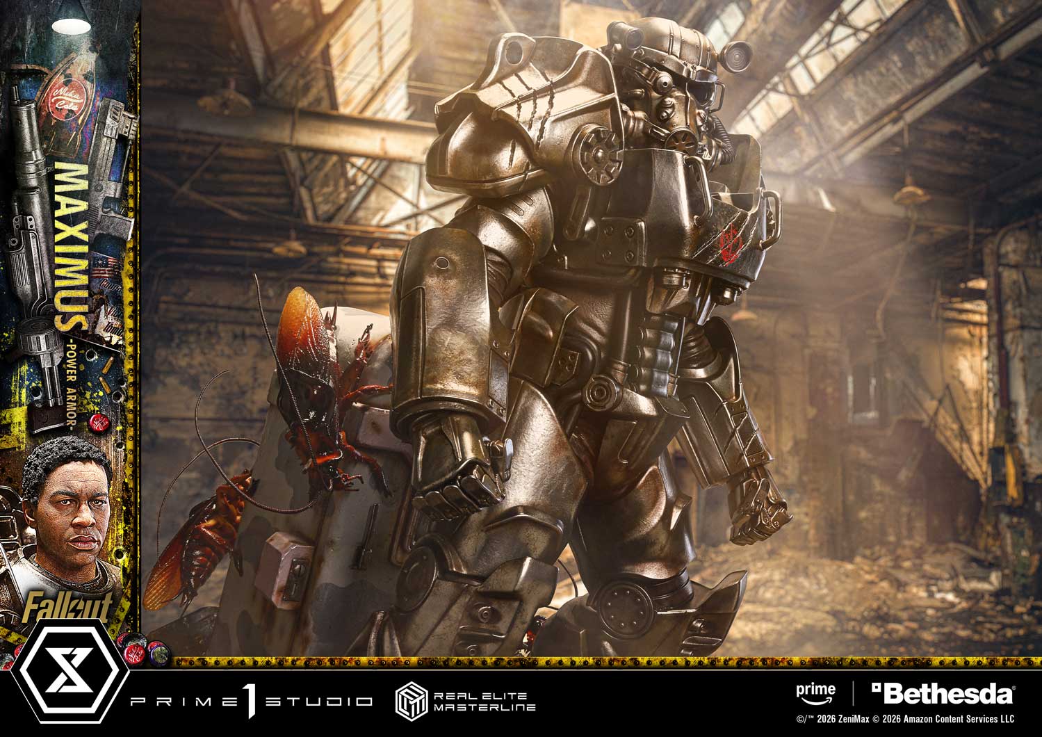 Real Elite Masterline Fallout Maximus Power Armor | STATUE | Prime 1 Studio
