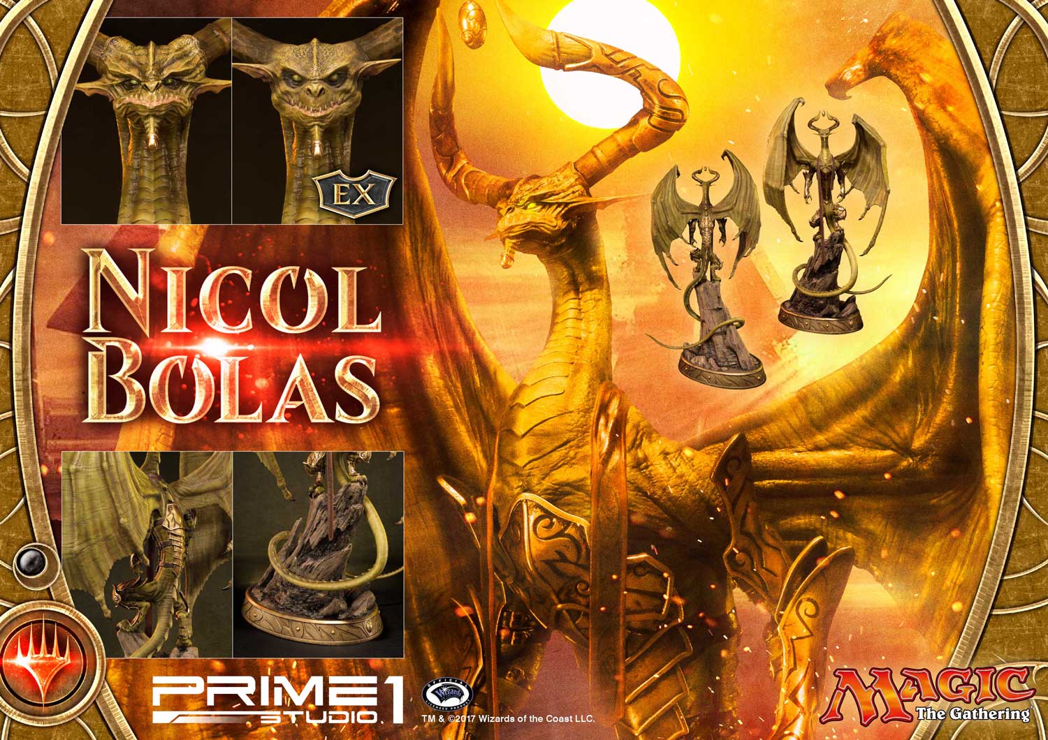 Premium Masterline Magic: The Gathering Nicol Bolas EX Version ...